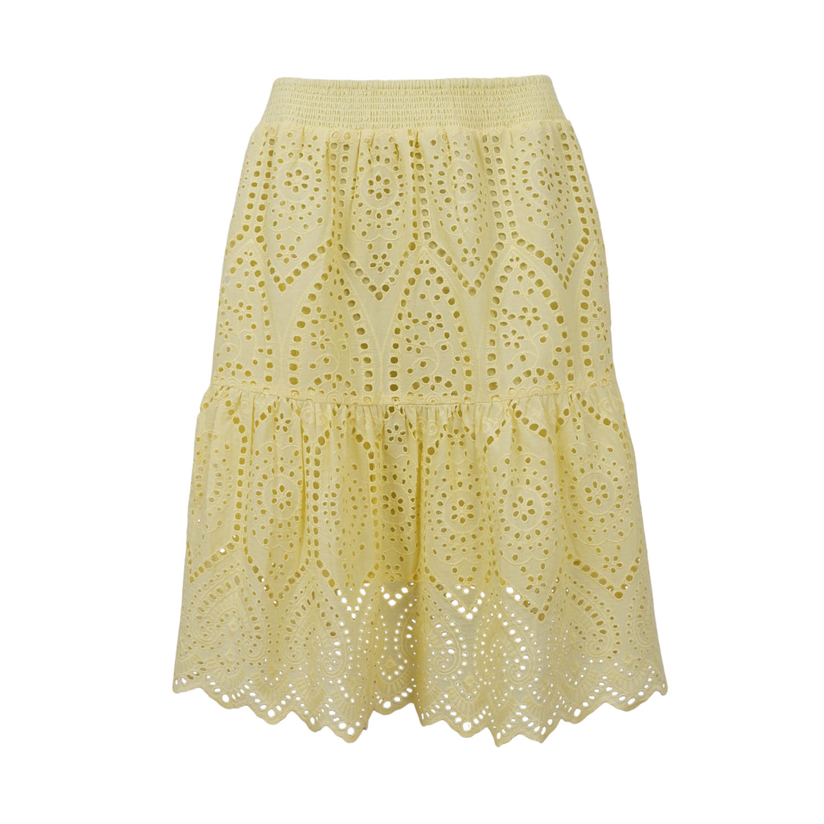 BCELLA skirt - Lt. Yellow – Black Colour