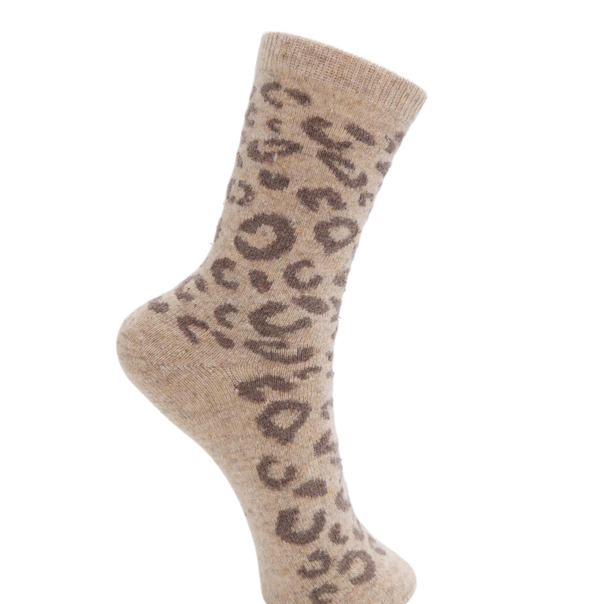 BCKALEEN wool sock - Cream – Black Colour