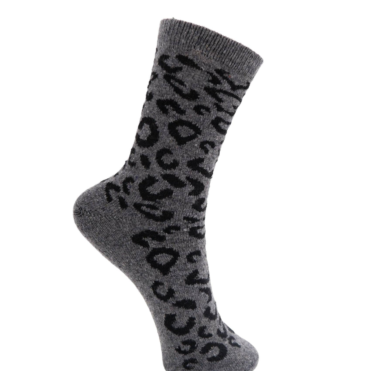 BCKALEEN wool sock - Gray Melange – Black Colour
